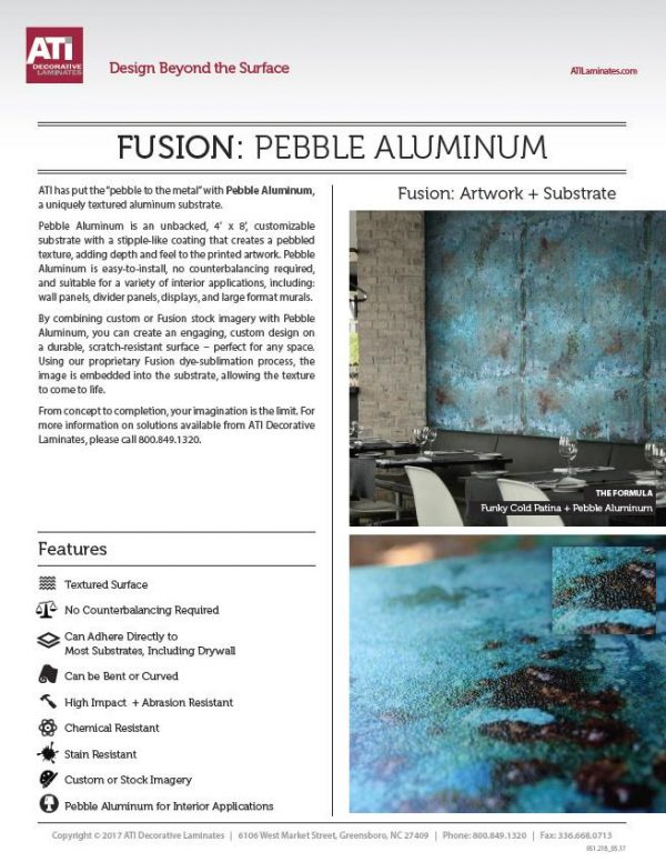 Aluminium Wall Coverings | ATI Artful Metals Collection