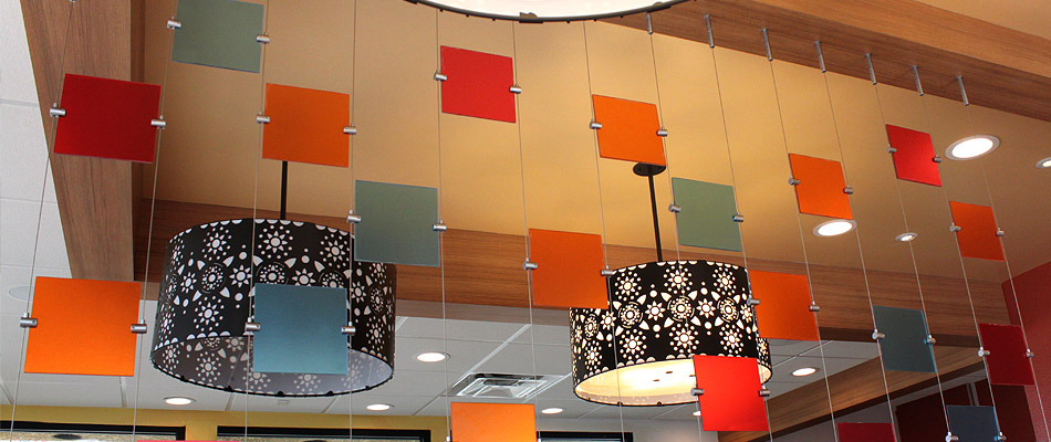 Colored Resin Panels | El Pollo Loco | Surface Products