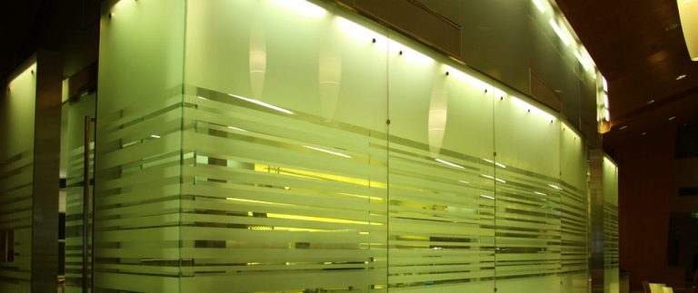 Custom Silk Screen Fritted Glass | Disney | Surface Products