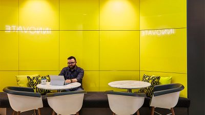 Back Painted Glass | Microsoft, San Francisco | Surface Products