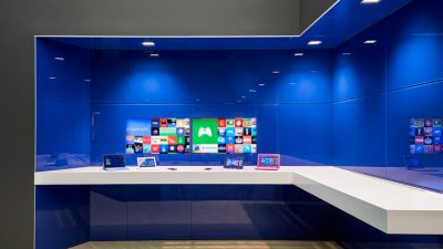 Back Painted Glass | Microsoft, San Francisco | Surface Products