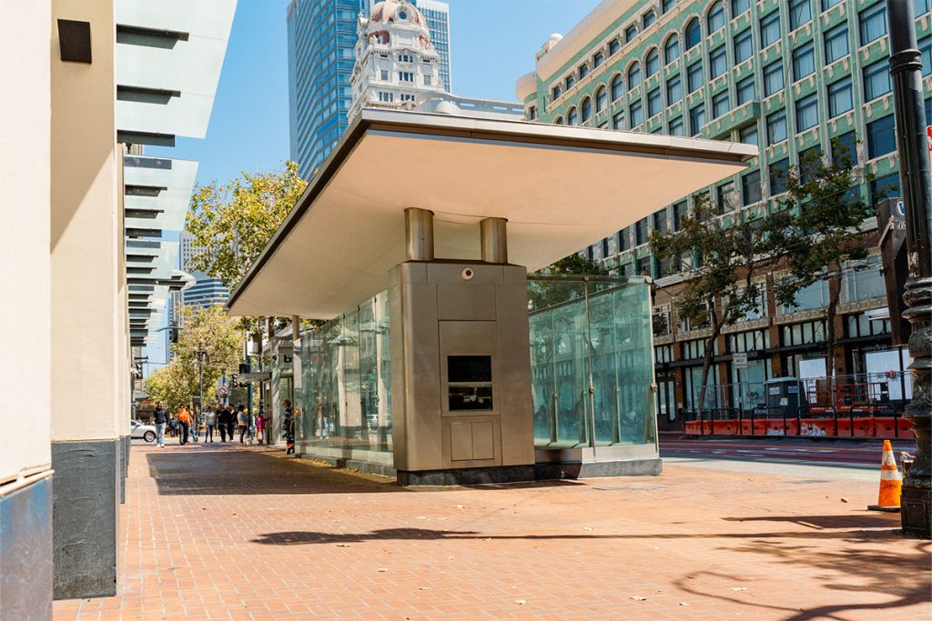 Bart Station Canopies | DT San Francisco | Surface Products